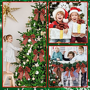 Yinder Plaid Christmas Wired Ribbon 2.5 Inches 50 Yard Traditional Red Tartan Plaid Christmas Holiday Ribbon Green Red Gold Plaid with Gold Edge for Garland Home Decor Gift Wrapping DIY Crafts