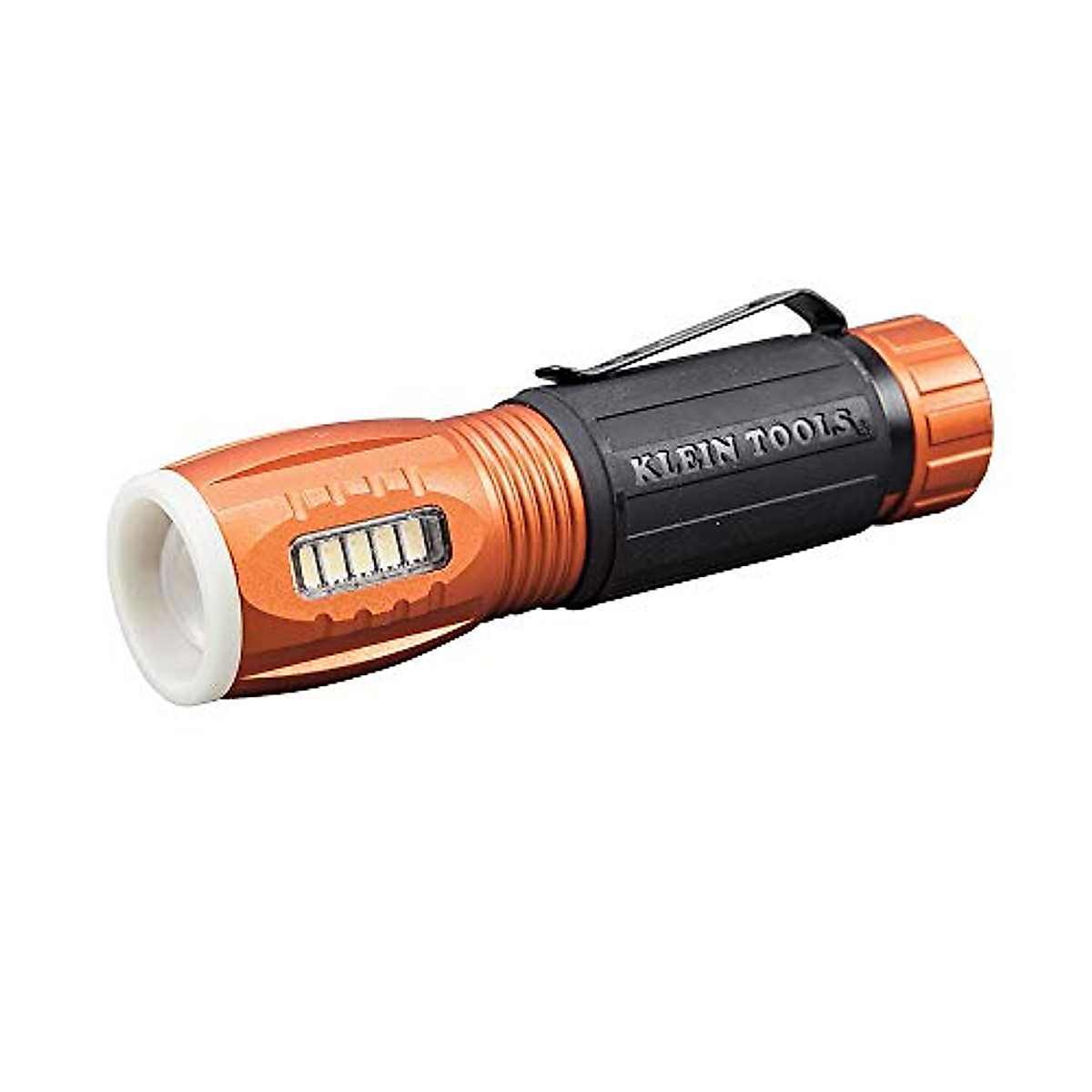 Klein Tools 56028 LED Flashlight and Work Light, Durable, Waterproof, Compact, Hands-free Magnetic End, Runs to 12 Hours, for Work and Outdoor