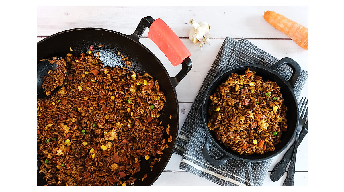 Crucible Cast Iron Wok Set - 14-Inch Pre-Seasoned Cookware for All Heat ...