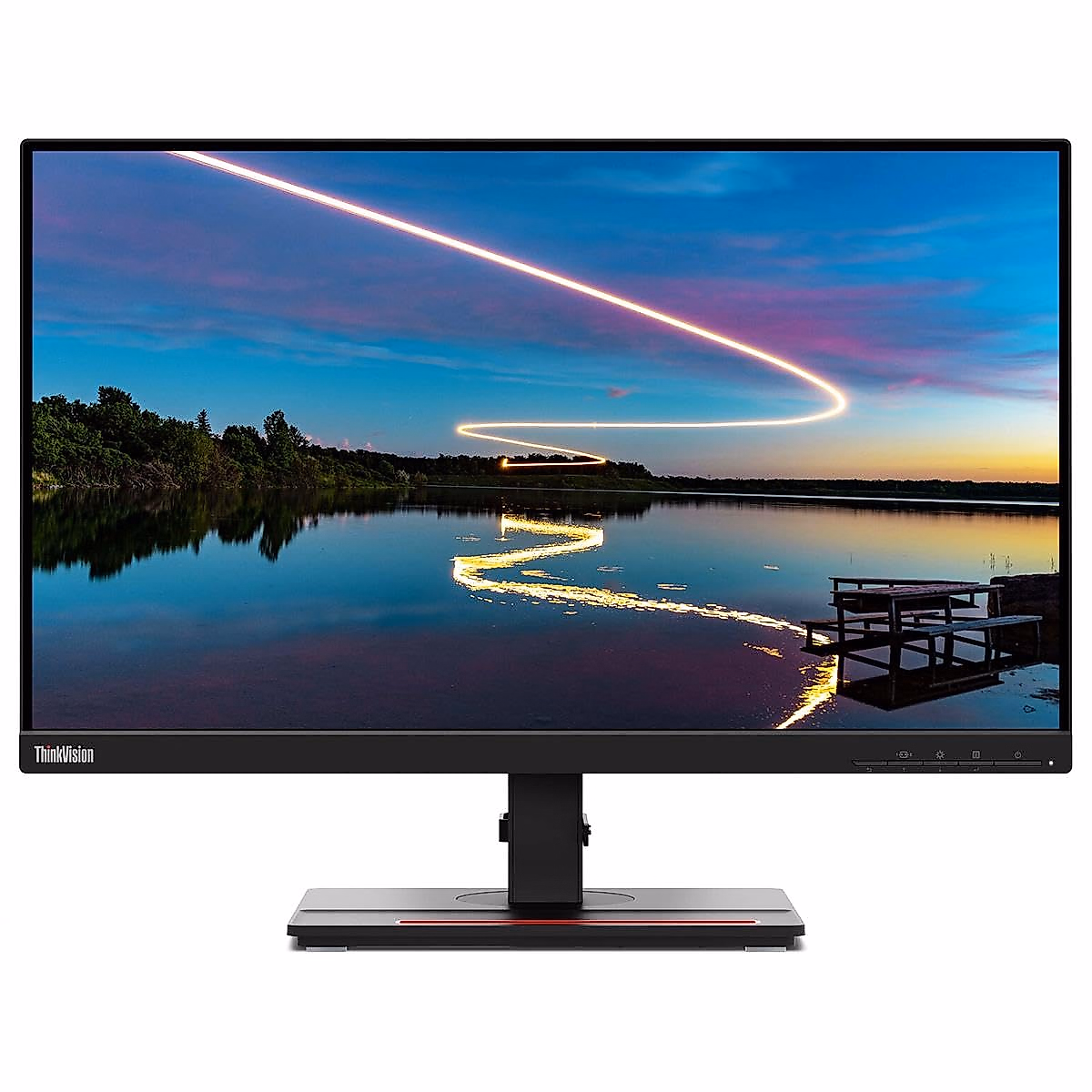 Lenovo ThinkVision E24q-20 23.8" WQHD WLED LCD Monitor - 16:9 - Raven Black