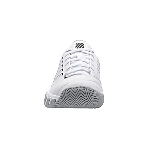 K-Swiss Men's Bigshot Light 4 Tennis Shoe, White/Highrise/Black, 11 M