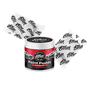 Ethos Clay Bar Kit Paint Puddy Car Detailing Clay 200g - Car Detailing Kit Premium Clay Bars Auto Detailing Clay Bar for Car Detailing, Wash and Clean
