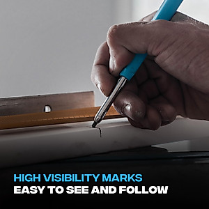 OX Tools Tuff Carbon Marking Pencil Replacement Lead 10-Pack | Basic Graphite Lead