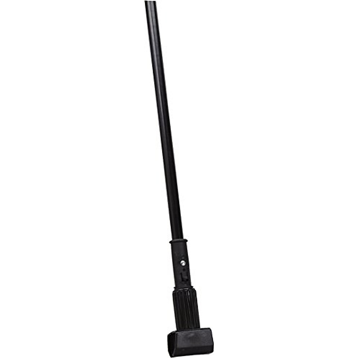 Carlisle FoodService Products 3697000 Vinyl Coated Metal Mop Handle, 15/16" Diameter x 60" Length, Black, For Jaw Style Wide Band Mops (Pack of 12)