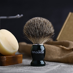 Wet Shaving Set Badger Hair Shaving Brush and Holder Stand