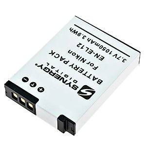 Synergy Digital Digital Camera Battery, Compatible with Polaroid PL-BTNKENEL12 Digital Camera Battery (Li-Ion, 3.7V, 1050 mAh)