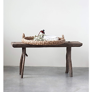 Round Braided Bankuan Tray with Handles