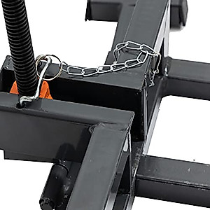 WTRAVEL Ride on Lawn Mower Jack Lift,Telescopic Jack Lifters for Garden Tractor and Lawn Mower Maintenance with Hand Crank +Electric Hadle, Weight Capacity 880 Lbs