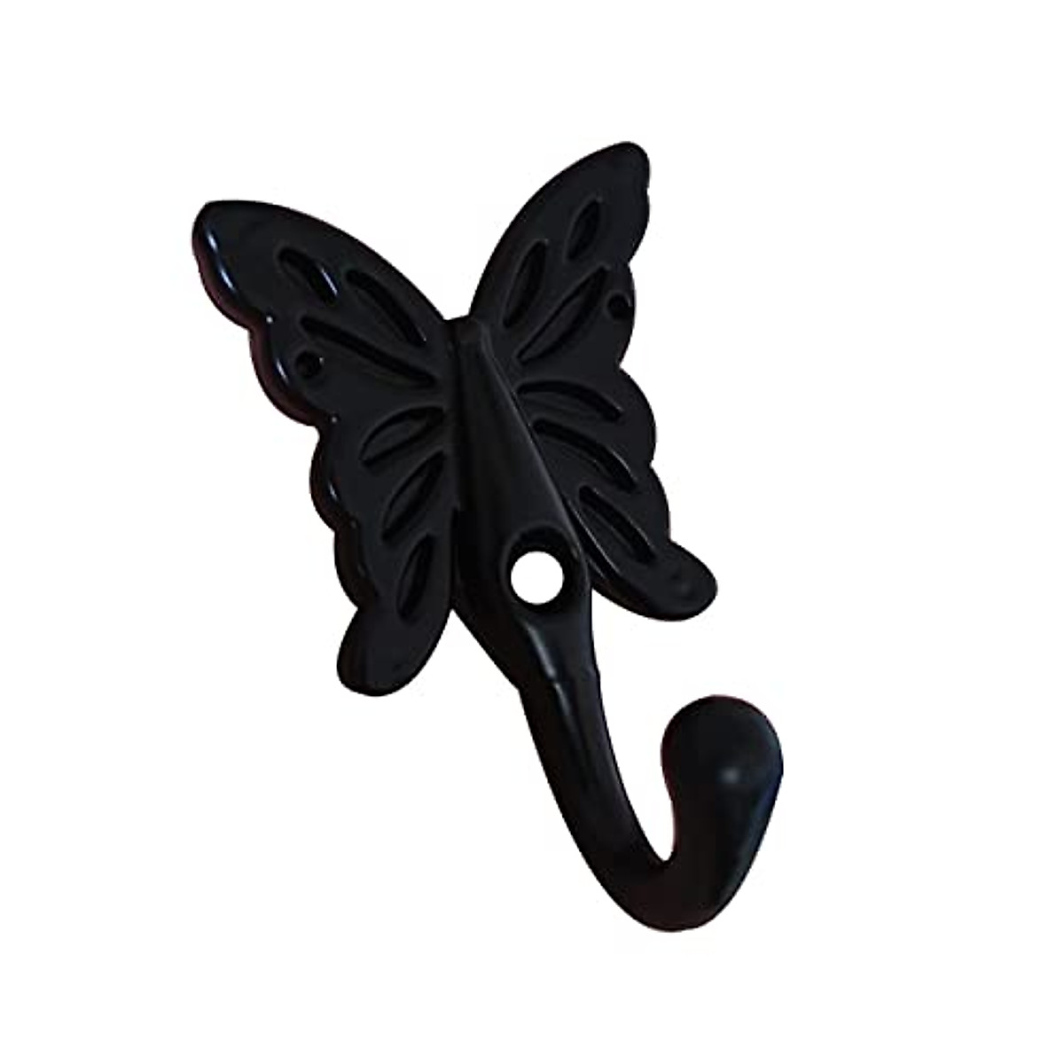 AOLZUNK 5 pcs Butterfly Wall Hook Hanger Coat Towel Hangers Vintage Hook for Hanging Clothes Hook Up Towel Coat Hat Scarf Jacket