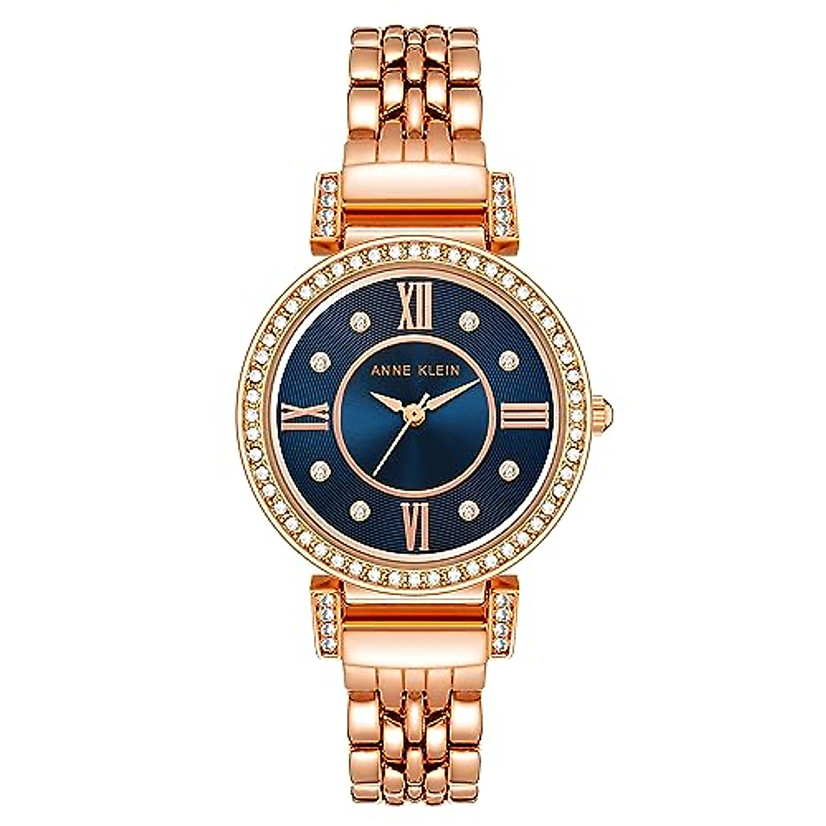 Anne Klein Women's Premium Crystal Accented Bracelet Watch, AK/2928