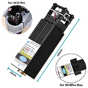 Upgraded Engraver Module for CNC Machine, Mcwdoit 445nm 5500mW Optical Power/ 20W Electric Power for CNC Router 3018Pro/ 3018 Max/4540