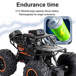 RC Car Remote Control Car with 720P HD FPV Camera, 1/18 Scale Off-Road Remote Control Truck Gravity Sensor Rc Truck, High Speed Monster Trucks for Kids Adults Gift for Boys and Girls