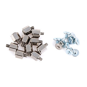 10Set Mounting Screws Kits Hand Tool Mounting Stand Off Screw Hex Nut for Most PC and Laptop Motherboard