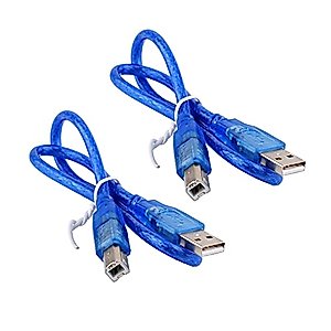 DIYmall USB Cable for Arduino 2560 R3 Printer (Pack of 2pcs)