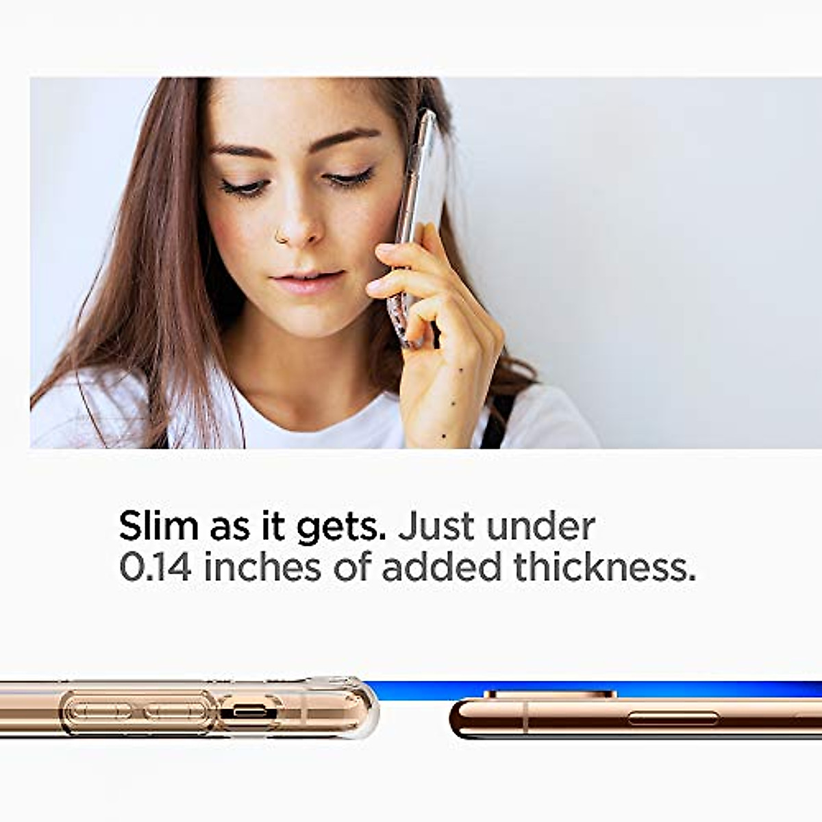 Spigen Ultra Hybrid Designed for iPhone Xs Case (2018) / Designed for iPhone X Case (2017) - Crystal Clear