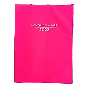 DTSC IMPORTS 2022 Monthly Planner - 2022 Planner, 7.25*10.5inch,Jan2022-Dec2022,12-Month Planner, Monthly Planner 2022, Planner 2022 (PINK) 3322022104