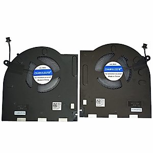 ZHAWULEEFB Replacement New CPU+GPU Cooling Fan for Dell Alienware M17 R3 M17 R4 P45E 0H5TYJ 0CNV63 FM7J FM7H DC28000ROSL EG50061S1-1C010-S9A K13087 DC28000RNSL EG50061S1-C060-S9A DC12V 0.38A Fan