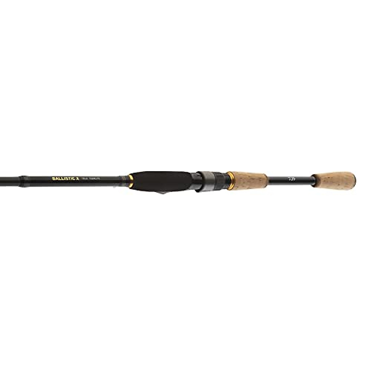 DAIWA Ballistic X Tele Spin, 6.23ft, Lureweight 0.14-0.53 Ounce, 6 Sections, Telescopic Spinning Fishing Rod