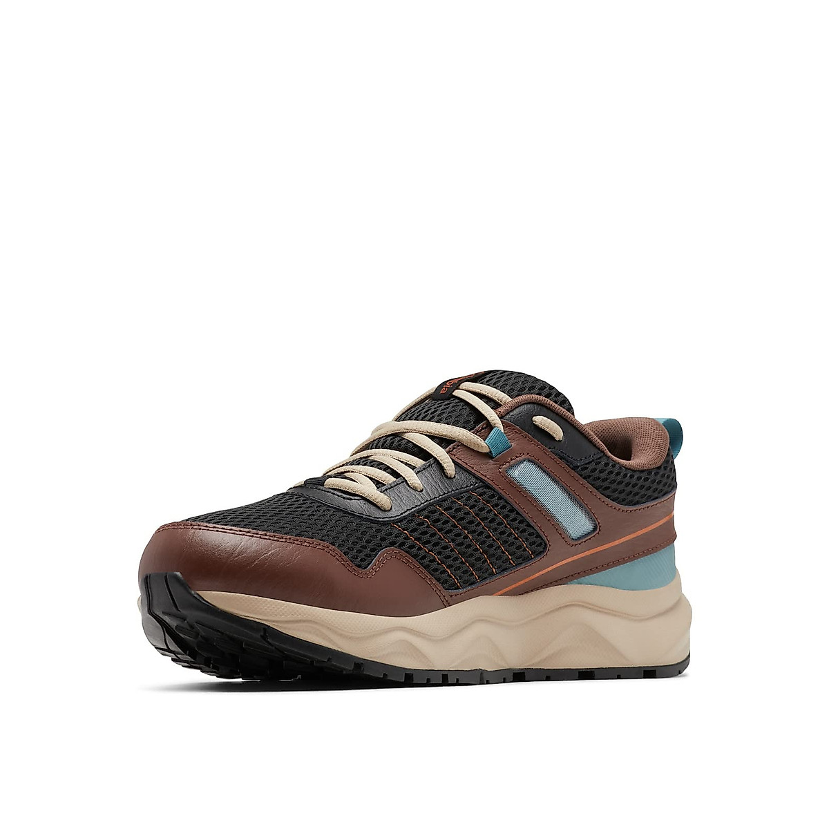 Columbia Men's Plateau Waterproof Hiking Shoe, Bison Brown/Warm Copper, 11.5