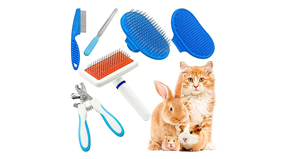 Rabbit Grooming Kit - Complete 6-Piece Set for Small Pets | Crafterlife