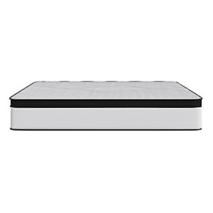 Flash Furniture Capri Comfortable Sleep 12" Hybrid Pocket Spring and Foam Mattress in a Box, Extra Firm Foam Pocket Spring Hybrid Mattress, King