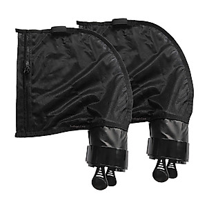 ATIE Black 280 All Purpose Bag K23 with Zipper Closure Replacement for Zodiac Polaris 280 Black Max F5B Pool Cleaner Zipper Bag K23, K-23 (2 Pack)