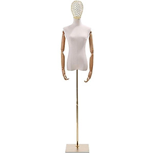 Mannequin Display Stand Mannequins Female Torso Clothing Store Shelf Display Rack Model Mannequins for Dresses ( Size : Small ) ( )