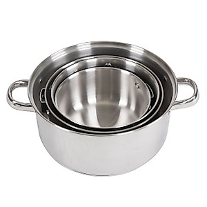 Stansport Heavy Duty - Stainless Steel Clad Cook Set (369)