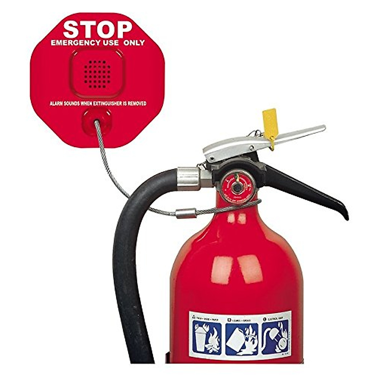 Safety Technology International, Inc. STI-6200 Fire Extinguisher Theft Stopper, Alarm Helps Prevent Misuse