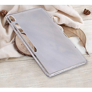 iCoverCase Compatible with Samsung Galaxy Tab S6 10.5 Inch T860/T865 Case, Lightweight Matte Translucent TPU Clear Case -Frosted Clear