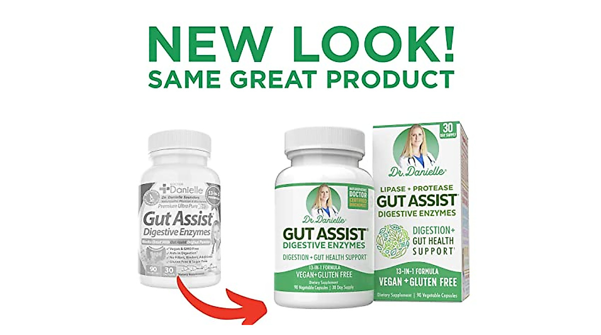 Gut Assist Digestive Enzymes Supplement to Aid in Breaking Down ...