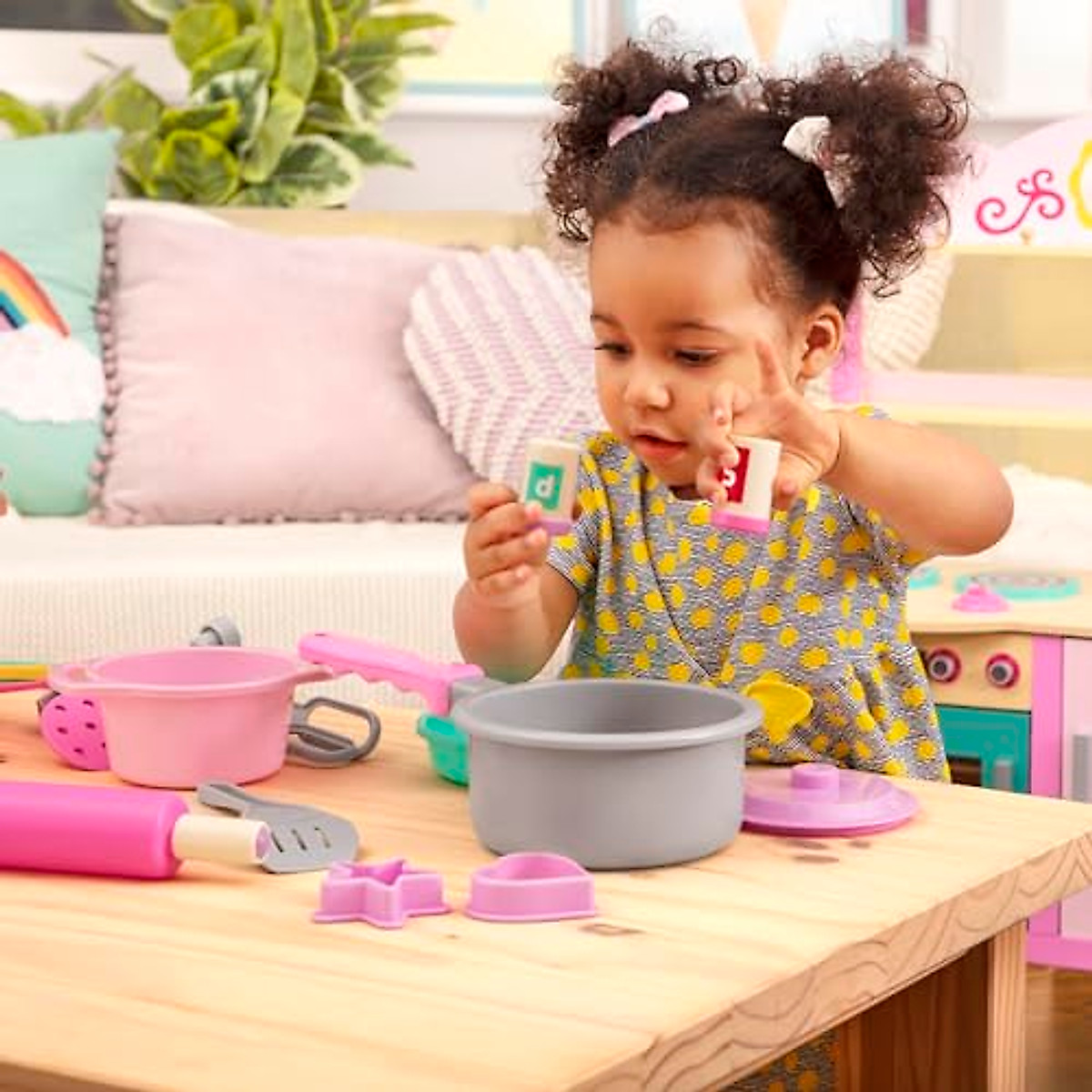 Battat- Play Circle- Cooking & Baking Kit – Kitchen Toys – Chef Tools -Pretend Play – 3 years + (21 Pcs)