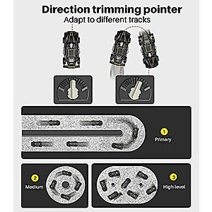 DoDoeleph RC Cars, Fast Metal Remote Control Car for Kids, 1/24 Alloy Frame Hobby Electric Racing Car Toys 2.4GHz 2X Rechargeable Batteries for Adults Boys Girls Birthday