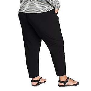 Eddie Bauer Women's Departure Ankle Pants, Black, Large