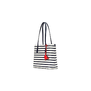 Kate Spade New York Marlee Shoulder Tote Large (Sailing Stripe)