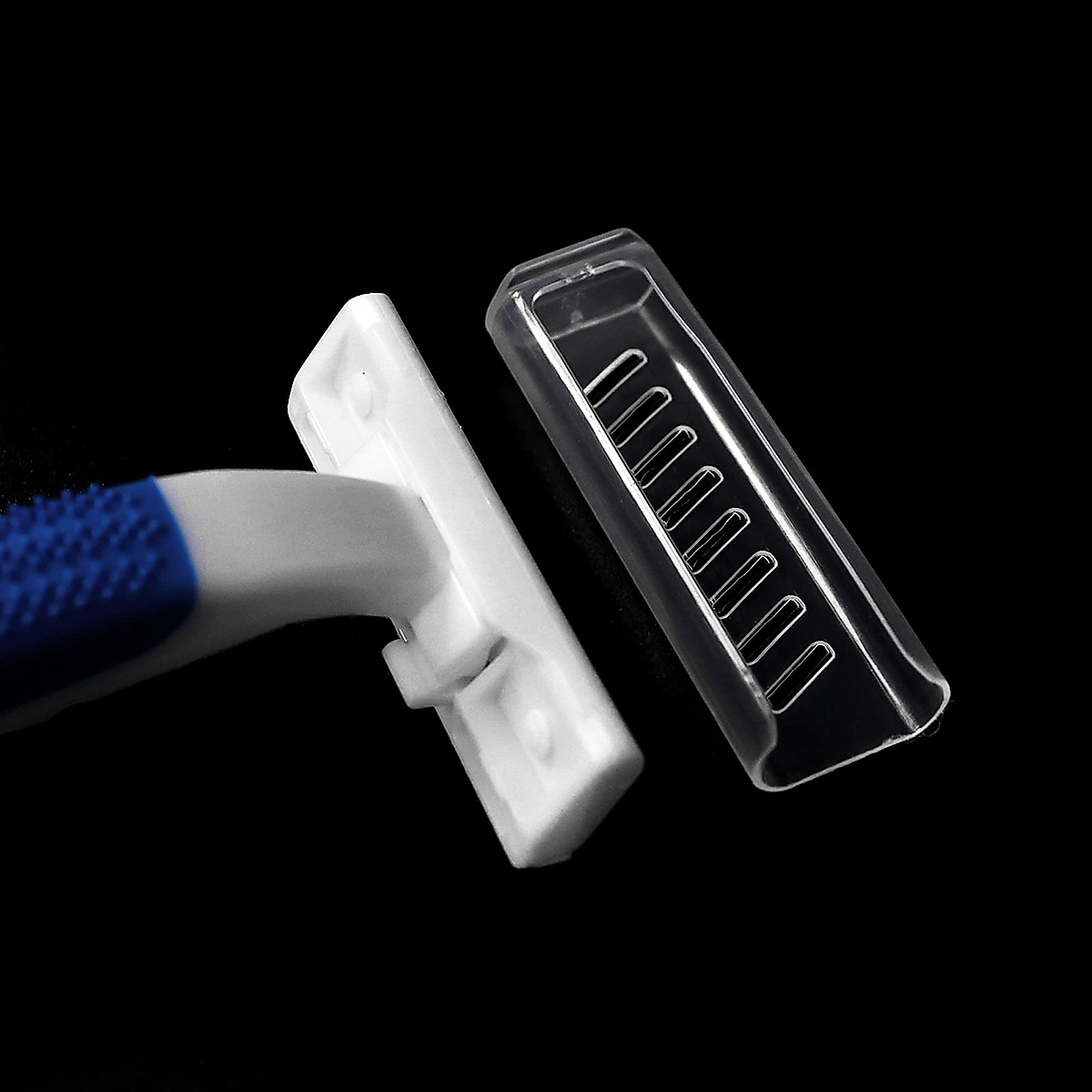 Disposable Razors in Bulk,razors individually wrapped bulk,Twin Blade Razors with Clear Safety Cap and Shaving Cream, Razors For Homeless, Hotel,Air Bnb,Shelter/Homeless/Travel (100PCS)