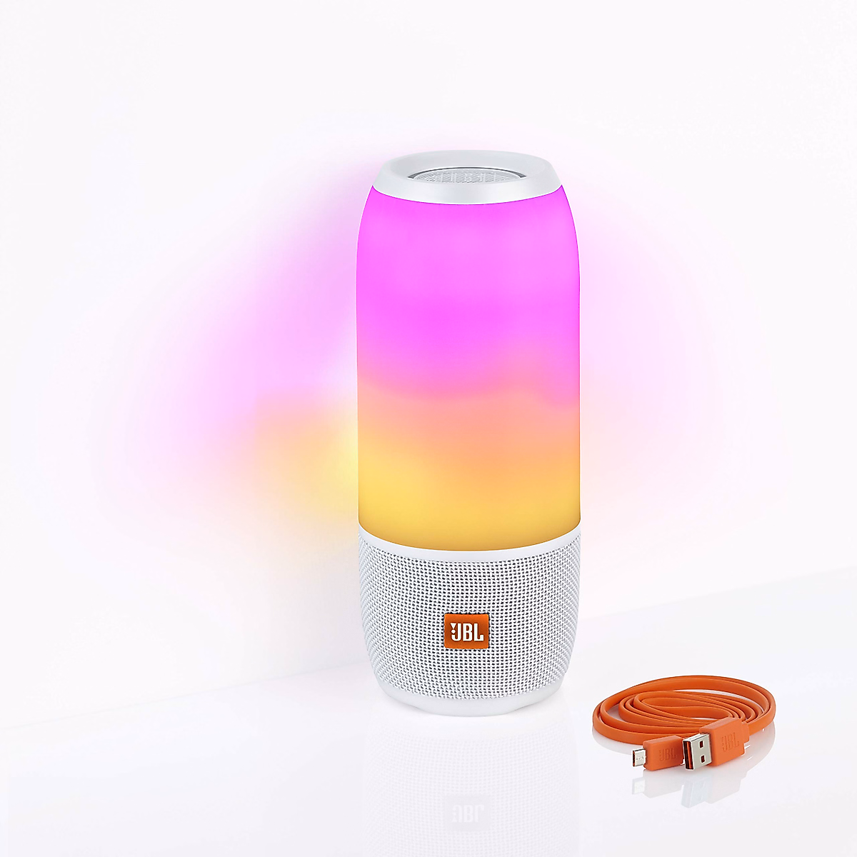 JBL Pulse 3 - Wireless Bluetooth Waterproof Speaker - White