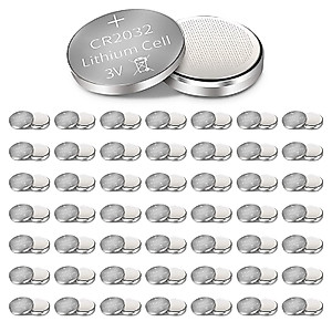 anmas rucci 200PCS CR2032 Lithium Battery Batteries 3V Coin Button Cell for LED Tea Light Candles, CR2032 3v Lithium Battery, 230mAh 3V Coin Battery