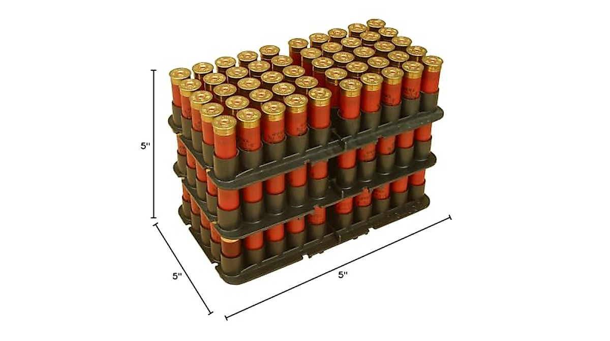 MTM 50 Round 12 Gauge Shotshell Tray - Space Saver