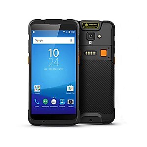 Rugged Enterprise Mobile Computer Android Barcode Scanner, 5.5" Touch Screen Handheld Data Terminal with Wi-Fi 6 & 4G LTE, 2m (6.5ft) Drop-Resistant Durability