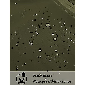 COOFANDY Men's Packable Rain Jacket Outdoor Waterproof Classic Cycling Raincoat with Hood