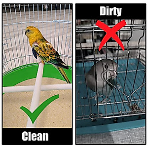 FIZMU Bird Cage Liner for Bird Cage in Sea Sand,Gravel Paper for Bird Cage 11 x 17 inch, Bird Cage Paper Liners Cage Liner,Birdcage Paper for Hard Beak Cleaning, Safe and Easy to Digest