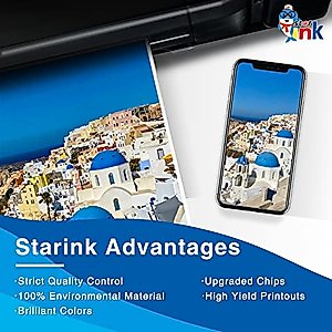 st@r ink Compatible(Pigment) Ink Cartridge Replacement for Brother LC3037 XXL LC 3037 Ink for MFC-J6945DW MFC-J6545DW MFC-J5845DW MFC-J5945DW Printer(BK/C/M/Y) 4 Packs