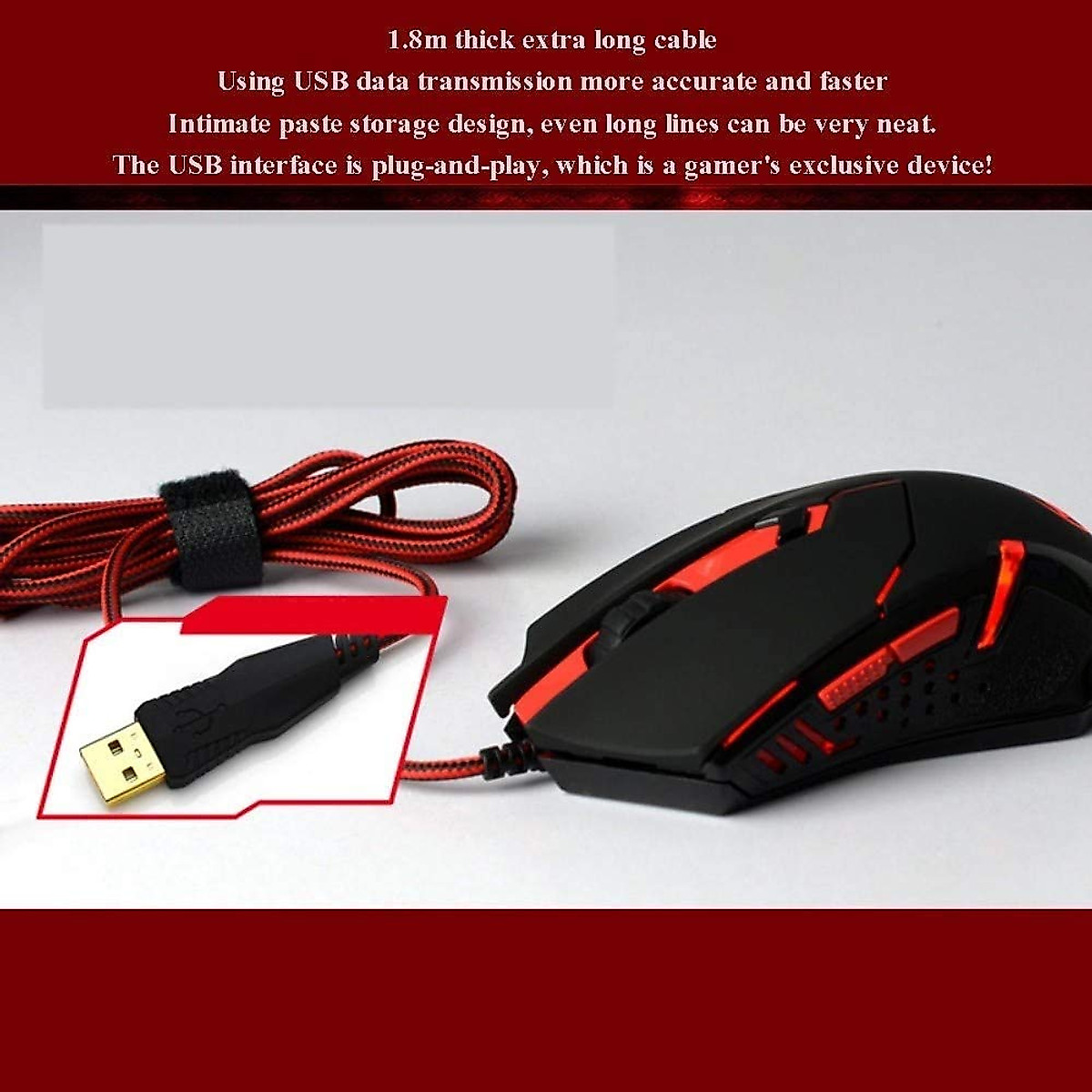 FEDRUI Wired Gaming Keyboard, Backlit Compact Mini Keyboard, Waterproof Small Keyboard for Business Trip