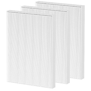 Carmerny AeraMax 300 True HEPA Filter Replacement Compatible with Fellowes AeraMax 290 300 DX95 Air Cleaner Purifier, HF-300/AP-300PH, Part# 9287201 True HEPA Only 3 Pack