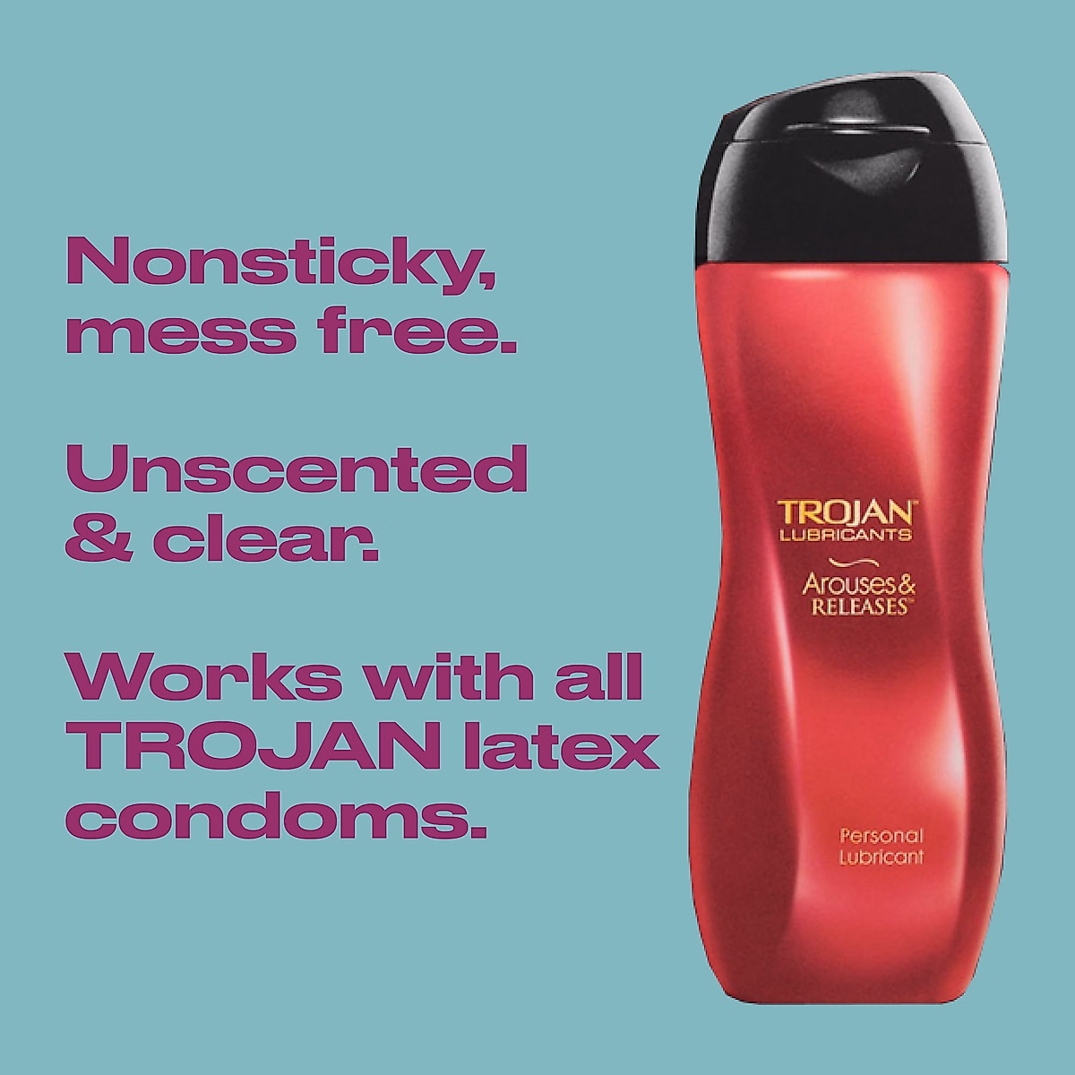 Trojan Arouses & Releases Personal Lubricant, 3 oz.