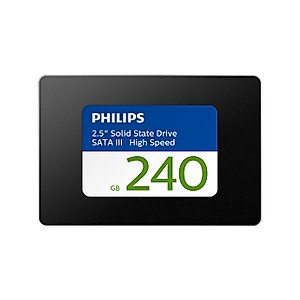 PHILIPS 240GB 2.5” SATA III Internal SSD, Solid State Drive, Up to 550MB/s Read