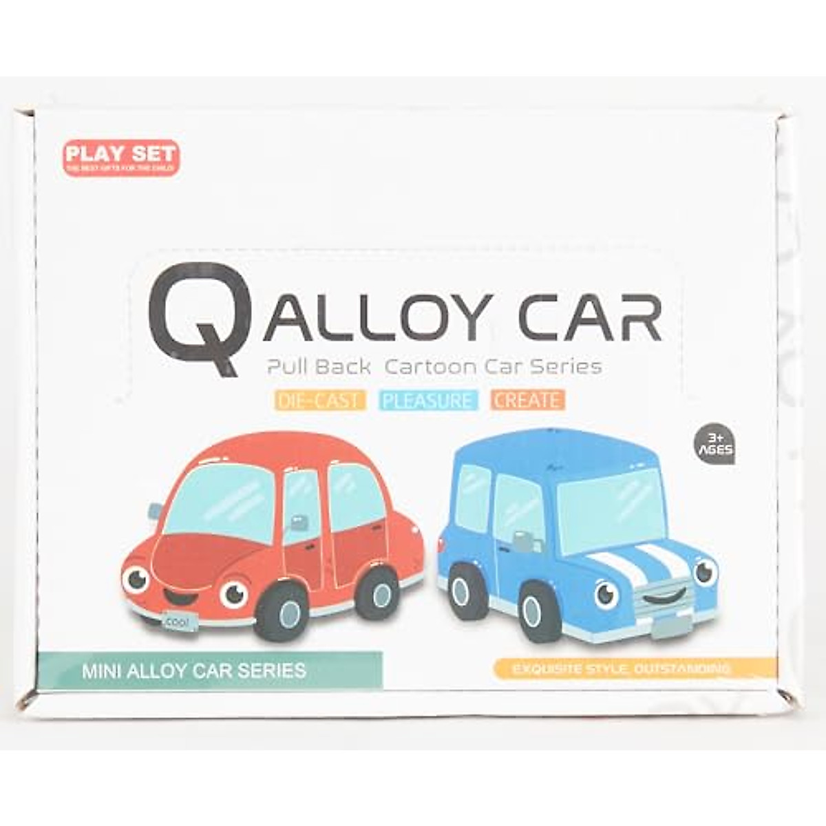 RuiDaXiang Metal Pull Back Cars,8 Pack Mini die cast Toy Cars Set, for Aged 3-6 Year Boys