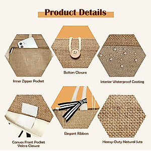 TOPEAST Christmas Gifts for Women - Monogrammed Tote Bags for Women with Zipper, Personalized Wedding Gifts Bridal Shower Gift Bridesmaid Gifts, Thank You Gifts for Mom Teacher Wife Letter M