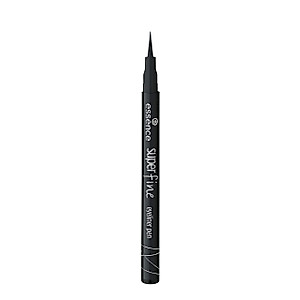 essence | 3-Pack Black Superfine Eyeliner Pen | Long Lasting Liquid Formula with Felt Tip Applicator | Vegan & Cruelty Free